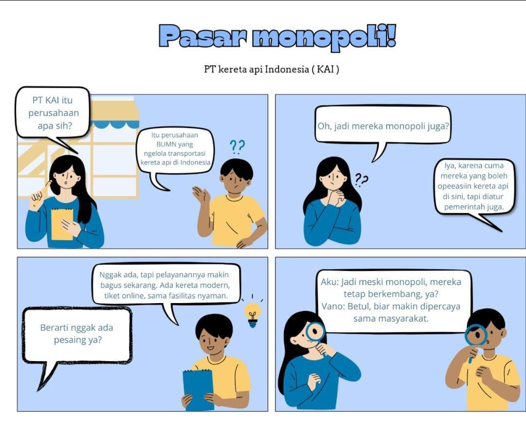 Karya Siswa: Komik Pasar Monopoli MAN 2 Bantul | Pelataran