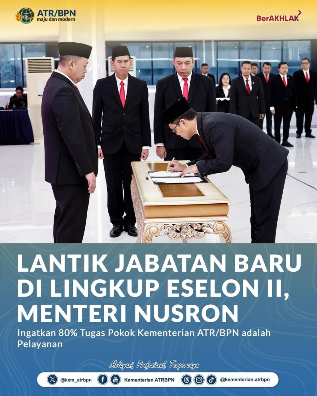 Pelantikan Jabatan Baru Di Lingkup Eselon II | Pelataran